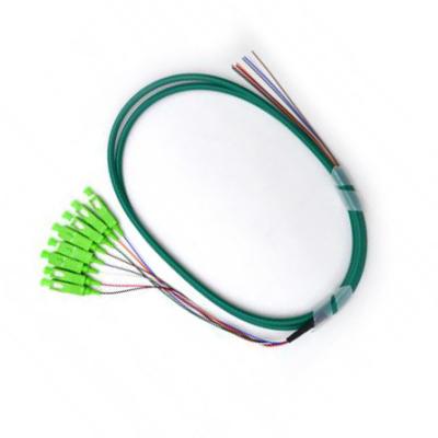 China TIA SC APC Fiber Optic Fan Out 8 Cores Single Mode LSZH Jacket for sale