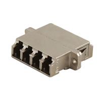 China 4 Core LC APC Duplex Adapter , 0.2dB IL APC LC Simplex Adapter for sale