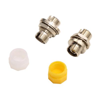 China 0.2dB IL 300g Fiber Optic Adapter Square FC To FC With Dust Cap HTD for sale