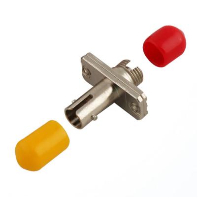 China Tensile 500g OEM ISO Fiber Optic Adapter UPC FC To ST  Simplex Metal for sale