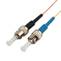 China HTD 0.9mm Fiber Optic Connector ST UPC Single Mode Simplex ROHS for sale