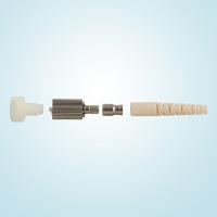 China 60dB RL UPC Ferrule Fiber Optic Connector Assembly D4 Simplex Single Mode for sale