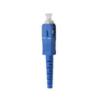 China 2mm OEM SC UPC Fiber Optic Connector PC Single Mode Simplex 2.5mm Ferrule for sale