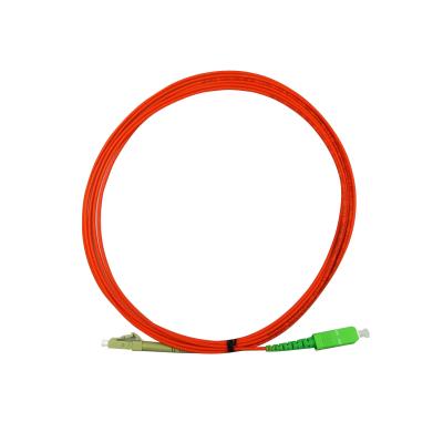 China SC APC To LC UPC Simplex Patch Cord Multi Mode G652D LSZH for sale