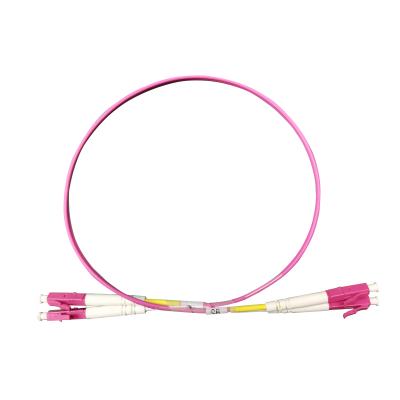China LSZH FTTH Duplex Patch Cord OM4 LC UPC To LC UPC ISO9001 for sale