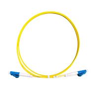 China G657A1 LC UPC To LC UPC Single Mode Duplex Fiber Optic Patch Cord LSZH PVC Cable for sale