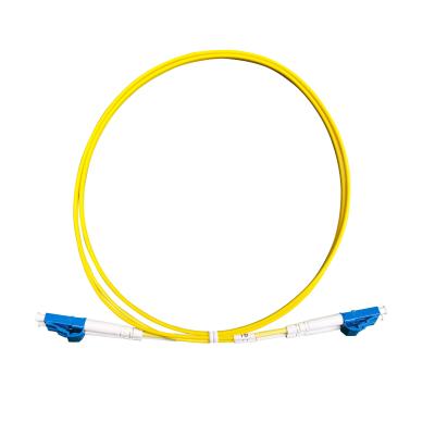 China 2.0mm Duplex Fiber Optic Patch Cord LC UPC To LC UPC Single Mode G657A1 for sale