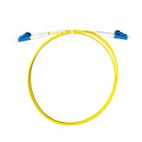 China LC UPC Duplex Fiber Jumper LSZH 2.0 3.0mm Single Mode G657A1 for sale