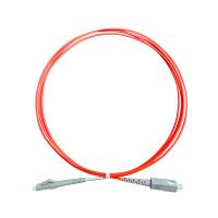 China LSZH Cable 125um Fiber Optic Jumper OM1 OM2 LC UPC To SC UPC for sale