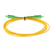 China SC APC Fiber Optic Jumper 2.0 3.0 G652D PVC LSZH With APC Connectors for sale