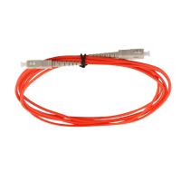 China OM1 OM2 SC UPC Multimode Fiber Jumper Simplex 2.0 3.0 LSZH 125um for sale