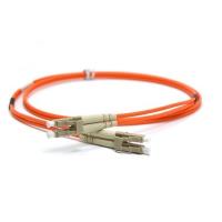 China 125um UPC Multimode Duplex Patch Cord OM1 OM2 2.0 3.0 LSZH Sheath for sale