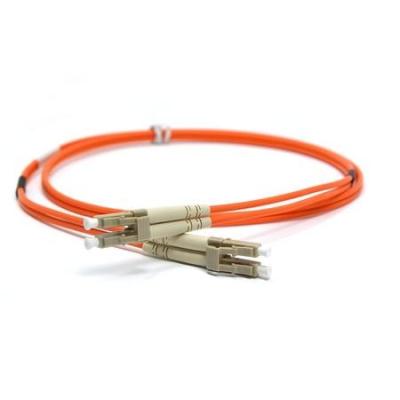 China 125um UPC Multimode Duplex Patch Cord OM1 OM2 2.0 3.0 LSZH Sheath for sale