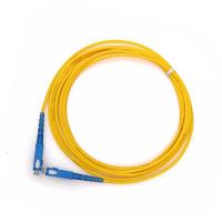 China UPC SC Patch Cord Single Mode Simplex 2.0 / 3.0 G652D G657A for sale