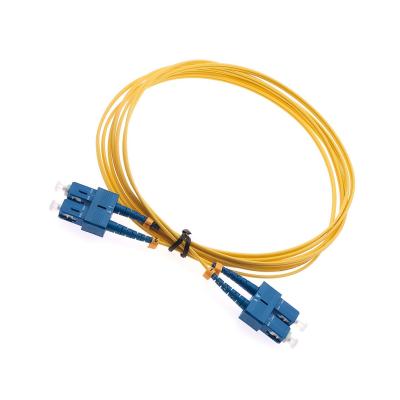 China PVC LSZH Duplex Patch Cord G657A UPC End Face Single Mode for sale