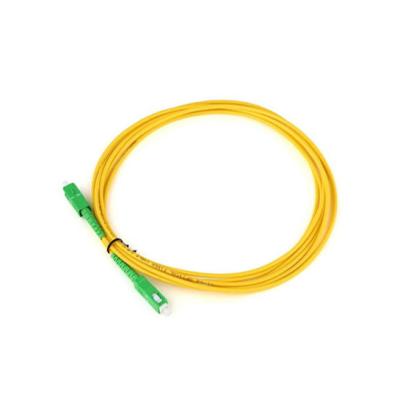 China APC Ferrule Single Mode Patch Cord Simplex OS1 OS2 LSZH for sale