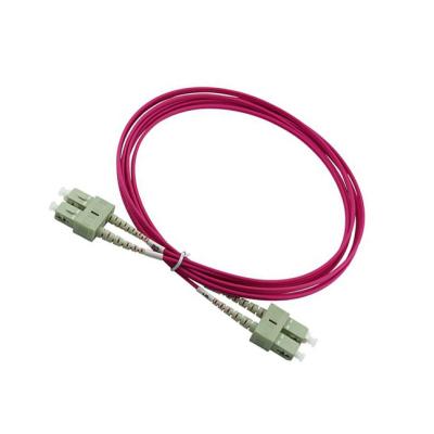 China 2.0 3.0 SC Network Patch Cord OM4 Multimode Duplex LSZH PVC Sheath for sale