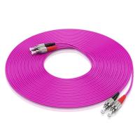 China OM4 UPC FC Patch Cord Multimode Duplex LSZH Sheath 5m Length for sale