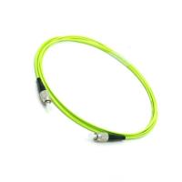 China OM5 Fiber FC Patch Cord LSZH Multimode Simplex 1 Core Metal Connector for sale