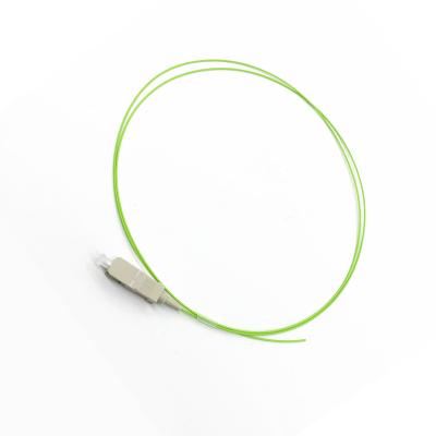 China OM5 Fiber Pigtail Connector SC UPC Multi Mode 1 Core PVC LSZH Sheath for sale