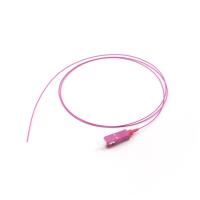 China OM4 SC UPC Fiber Pigtail Connector 1 Core Multi Mode Length Customized for sale