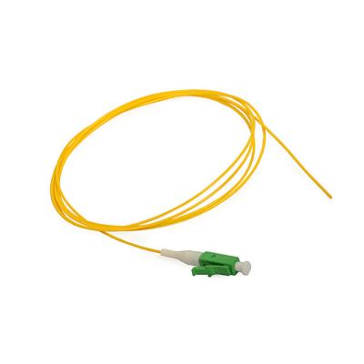 China LC APC Indoor Fiber Pigtail OS1 OS2 LSZH PVC Yellow Sheath for sale