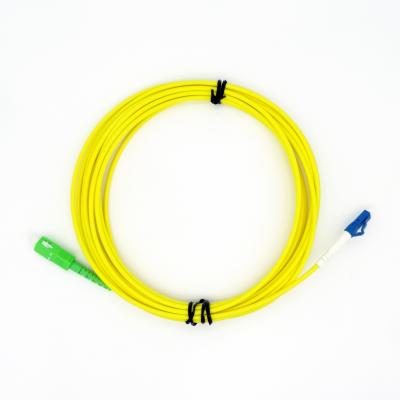 China G652D LSZH Fiber Patch Cord SC APC To LC UPC 3.0mm OD Single Mode for sale