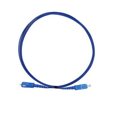 China 1550nm G657A1 Armored Fiber Patch Cord Single Mode Simplex LSZH SC UPC for sale