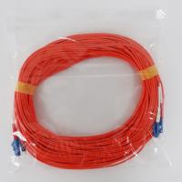 China OM1 OM2 Multi Mode Duplex Fiber Optic Patch Cord LC UPC To LC UPC 850 Nm / 1300 Nm for sale