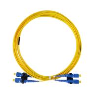 China SC UPC To SC UPC Fiber Optic Patch Cord 2.0mm Single Mode Duplex for sale