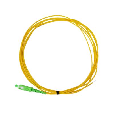 China 2.0mm SC APC Fiber Optic Pigtail Single Mode Simplex LSZH / PVC Jacket for sale