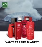 China Car Glass Fibre Fire Suppression Blanket White 4*6 6*8 6*9 10*12M Or Custom for sale