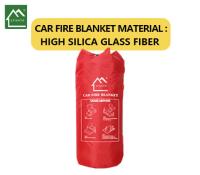 China Vehicles High Silica Glass Fiber Fire Extinguisher Blanket Customizable Packaging for sale