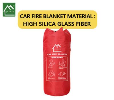 China Vehicles High Silica Glass Fiber Fire Extinguisher Blanket Customizable Packaging for sale