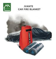 China Car Carbon Fiber Black Fire Extinguisher Blanket Custom for sale