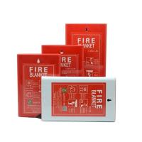 China Fiberglass Fire Blanket White 1.2*1.2 Home Kitchen 430gsm for sale