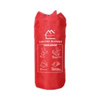 China High Silica White JAT-303 Fire Fighting Blanket 0.6 Thickness Fiberglass Vehicle Fire Blanket Welding High Visibility Protection for sale