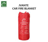 China High Silica White JAT-303 Fire Fighting Blanket 0.6 Thickness Fiberglass Vehicle Fire Blanket Welding High Visibility Protection for sale