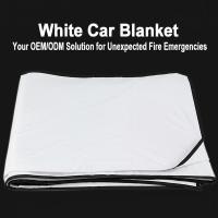 China White Car Fire Blanket Your OEM/ODM Solution for Unexpected Fire Emergencies for sale