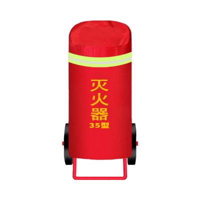 China 50kg Fire Extinguisher Cart Cover, Red Oxford Fabric, 68*77cm, Dust Rain Cover for sale