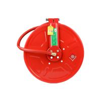 China Inner Diameter 19mm Length 25 Meters fire hose reel Bursting Pressure Of 2.4 Megapascals 445mm Thick Pure PVC Reel Surface. for sale