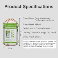 China 1L Quick Fire Extinguisher With Effective Foam That Prevents Re Ignition for sale