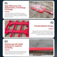 China Mobile Under Vehicle Water Spray Fire Extinguisher JGCDPSZZ-65 Q235 Steel For EV Garage Charging Pile Emergency Firefighting for sale