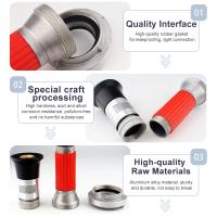 China High Hardness Aluminum Alloy Spray Shower Water Gun For Firefighting Farmland Irrigation Leak Proof Durable for sale
