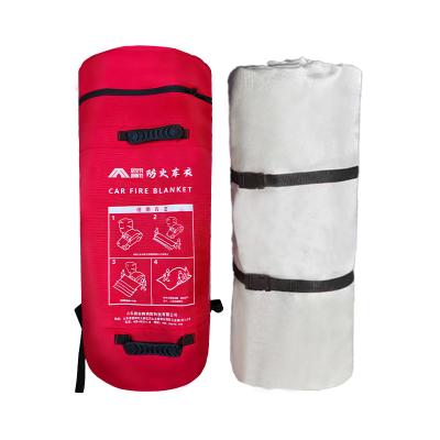 China Fiberglass Fire Blanket JAT-301 6x8m 550gsm High Temperature Resistant 500-700°C For Kitchen Lab Industrial Emergency Safety for sale