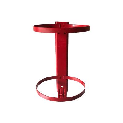 China Fire Extinguisher Bracket For 4KG Models Red Iron Plate Wall Mount Holder With 2cm Ring For Office Factory Warehouse Safety Equipment for sale