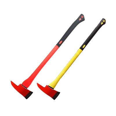 China American Style Sharp Axe Fiberglass Handle Heavy Duty Survival Axe for Wood Splitting Camping Hunting 900mm Outdoor Axe for sale