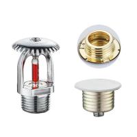 China Fire Sprinkler Head Brass / Stainless Steel Pendant Sidewall Upright Type with NPT Thread Quick Response Glass Bulb K80 for Commercial Industrial Fire Protection System for sale