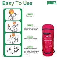 China High Silica Fire Blanket 6x8m BS EN 13501-1 Certified 1200°C Reusable For Gas Station Parking Tunnel for sale