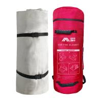 China High Silica Fire Blanket 6x8m BS EN 13501-1 Certified 1200°C Reusable For Gas Station Parking Tunnel for sale
